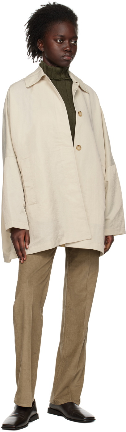 DEVEAUX NEW YORK Off-White Amari Jacket Deveaux New York