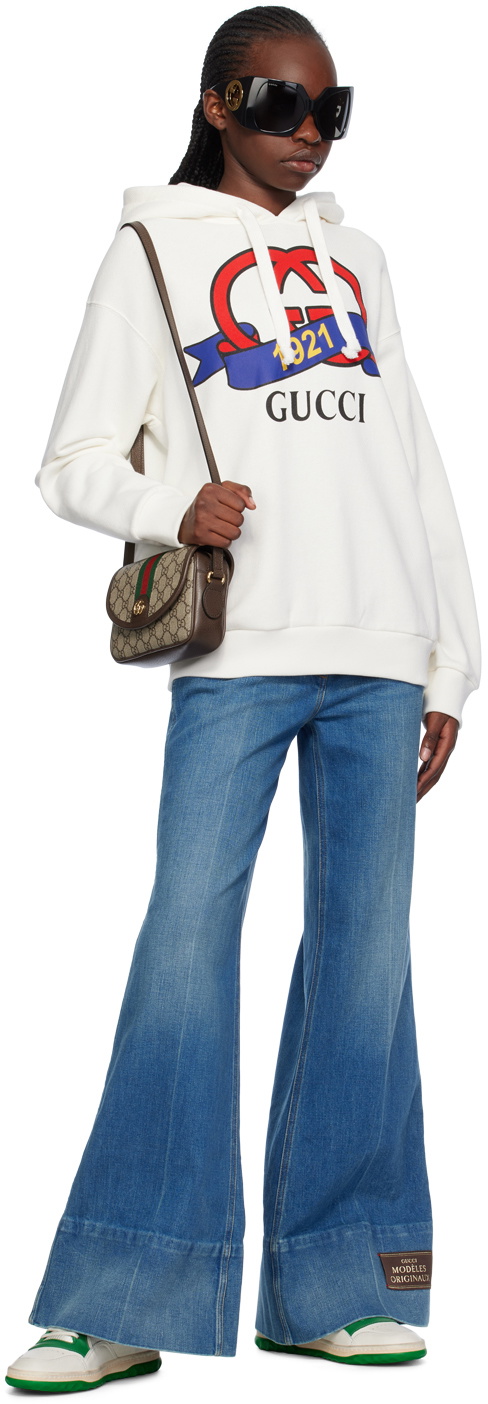Gucci Off-White Interlocking G '1921' Hoodie Gucci