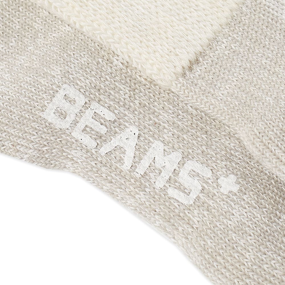 Beams Plus Men's Outdoor Sock in Off White Beams Plus