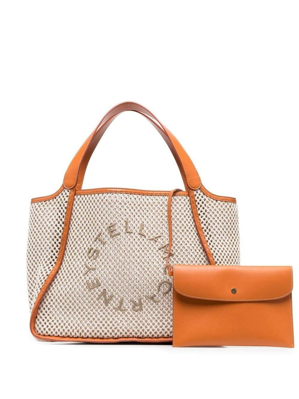 STELLA MCCARTNEY - Stella Logo Cotton Tote Bag Stella McCartney