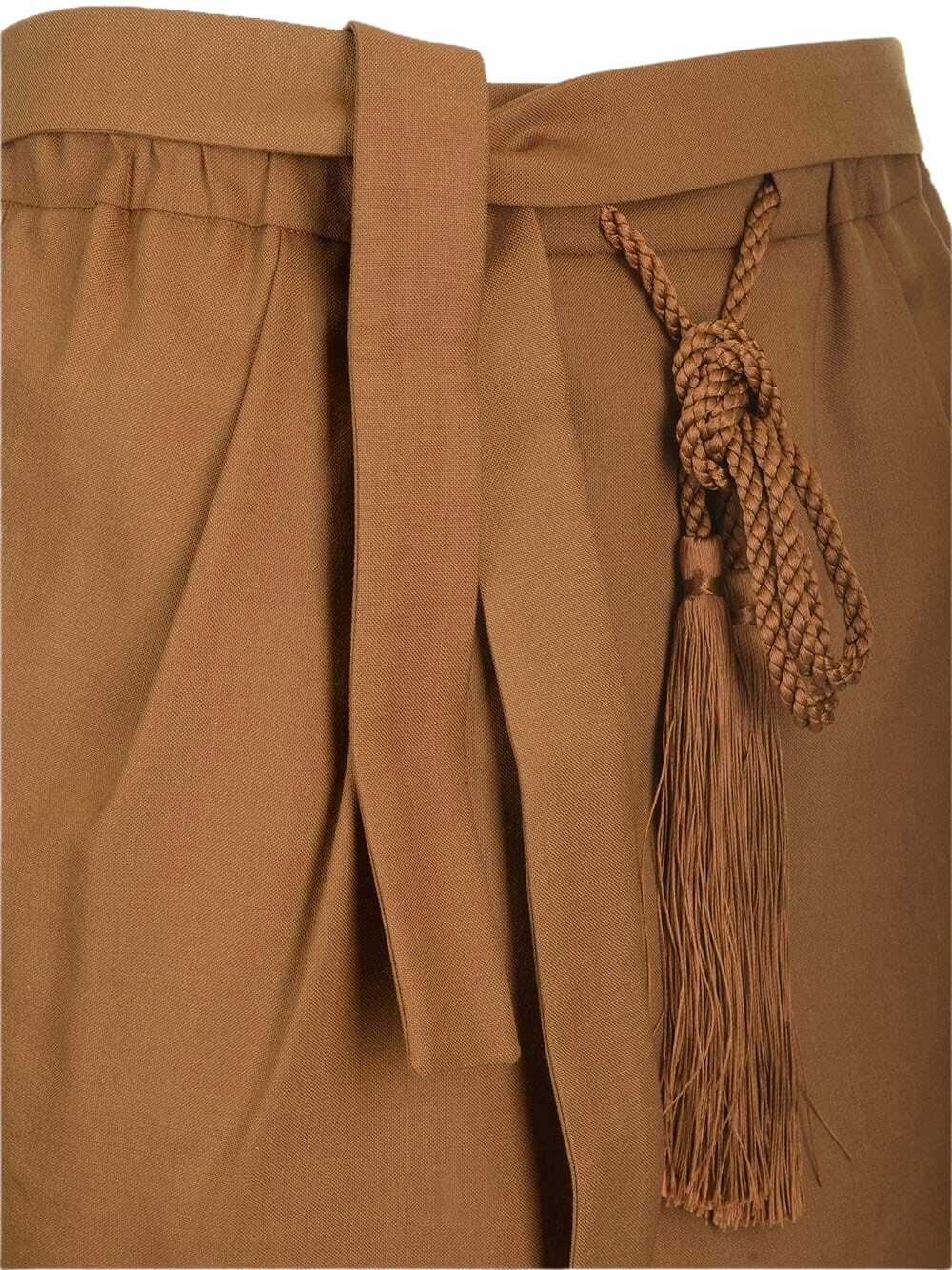 Max Mara Tan tabarin Miniskirt Max Mara