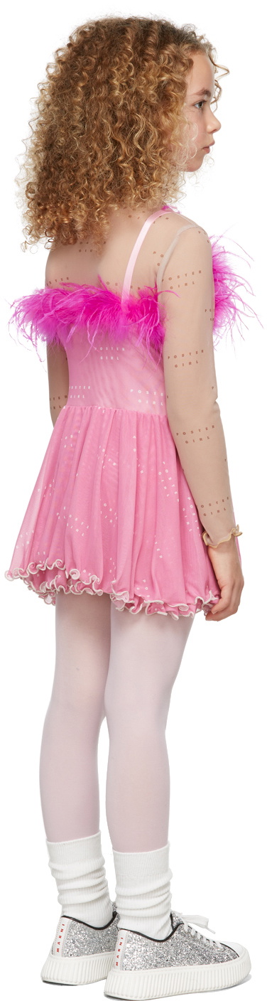 Poster Girl SSENSE Exclusive Kids Pink Esmeralda Dress Poster Girl