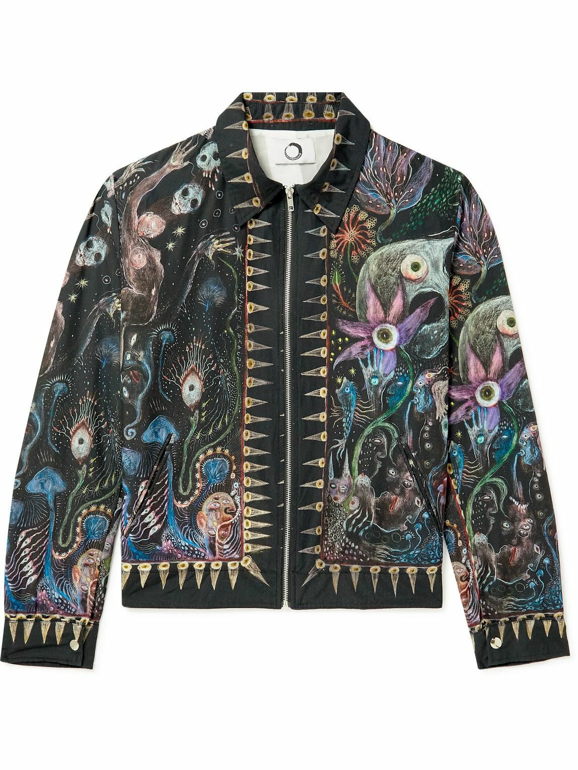 Endless Joy - Altered States Printed TENCEL™ and Cotton-Blend Blouson ...