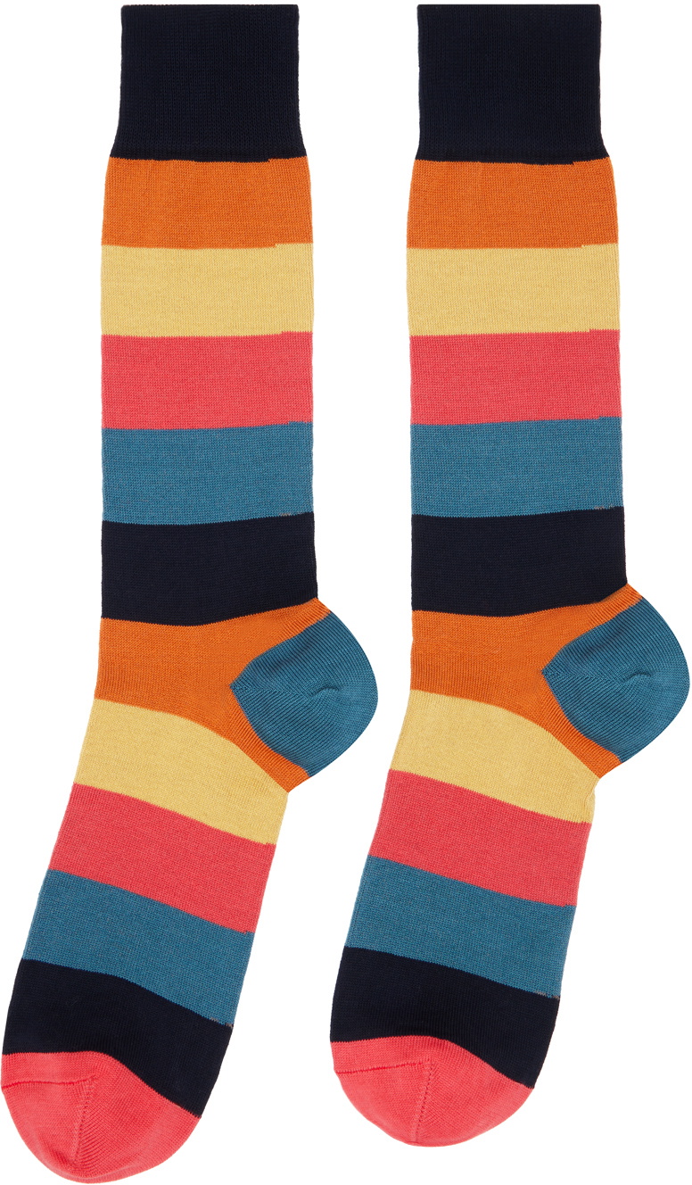Paul Smith Three-Pack Multicolor Artist Mix Socks Paul Smith