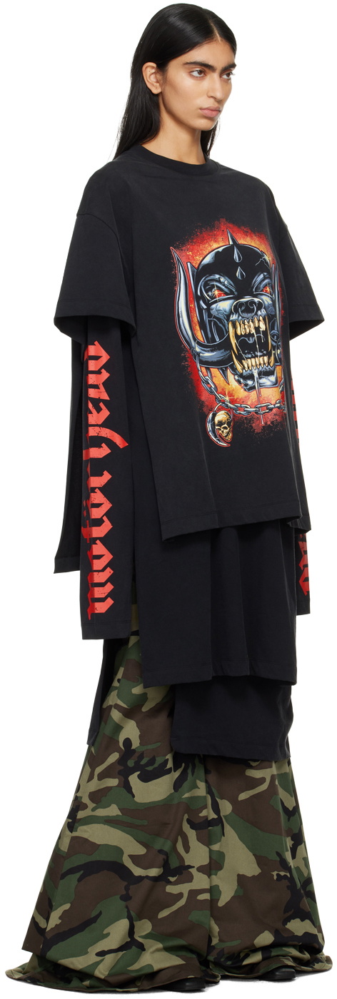 VETEMENTS Black Motorhead Midi Dress Vetements