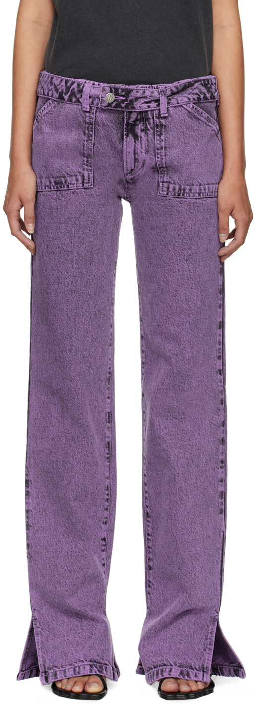 AVAVAV Purple Faded Jeans AVAVAV