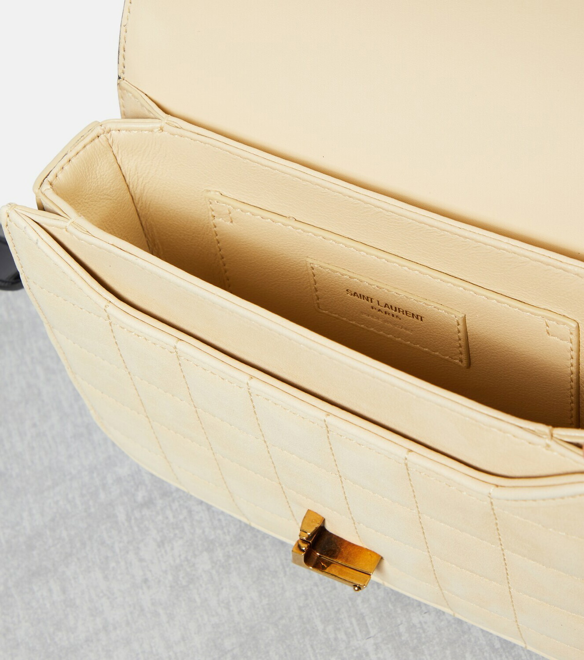 Saint Laurent - Solferino Small suede shoulder bag Saint Laurent