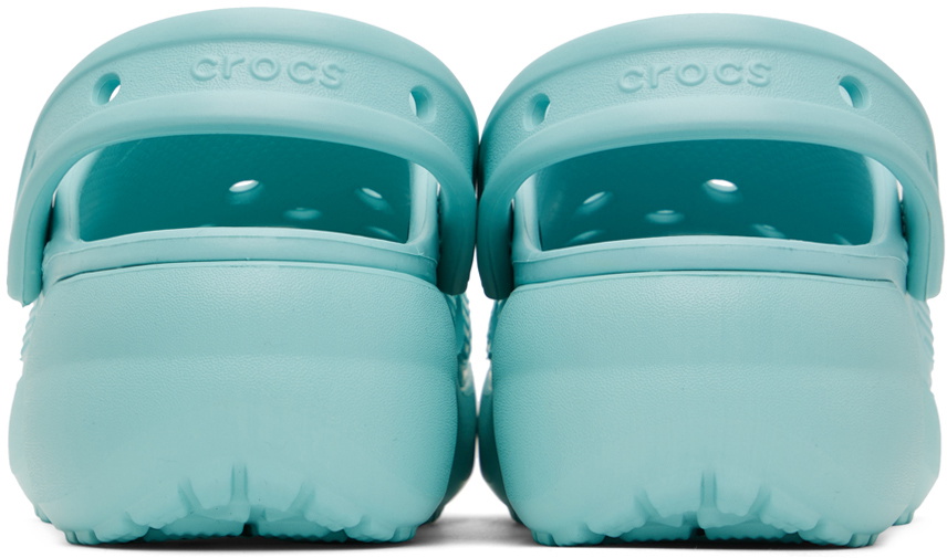 Crocs Blue Classic Platform Clogs Crocs