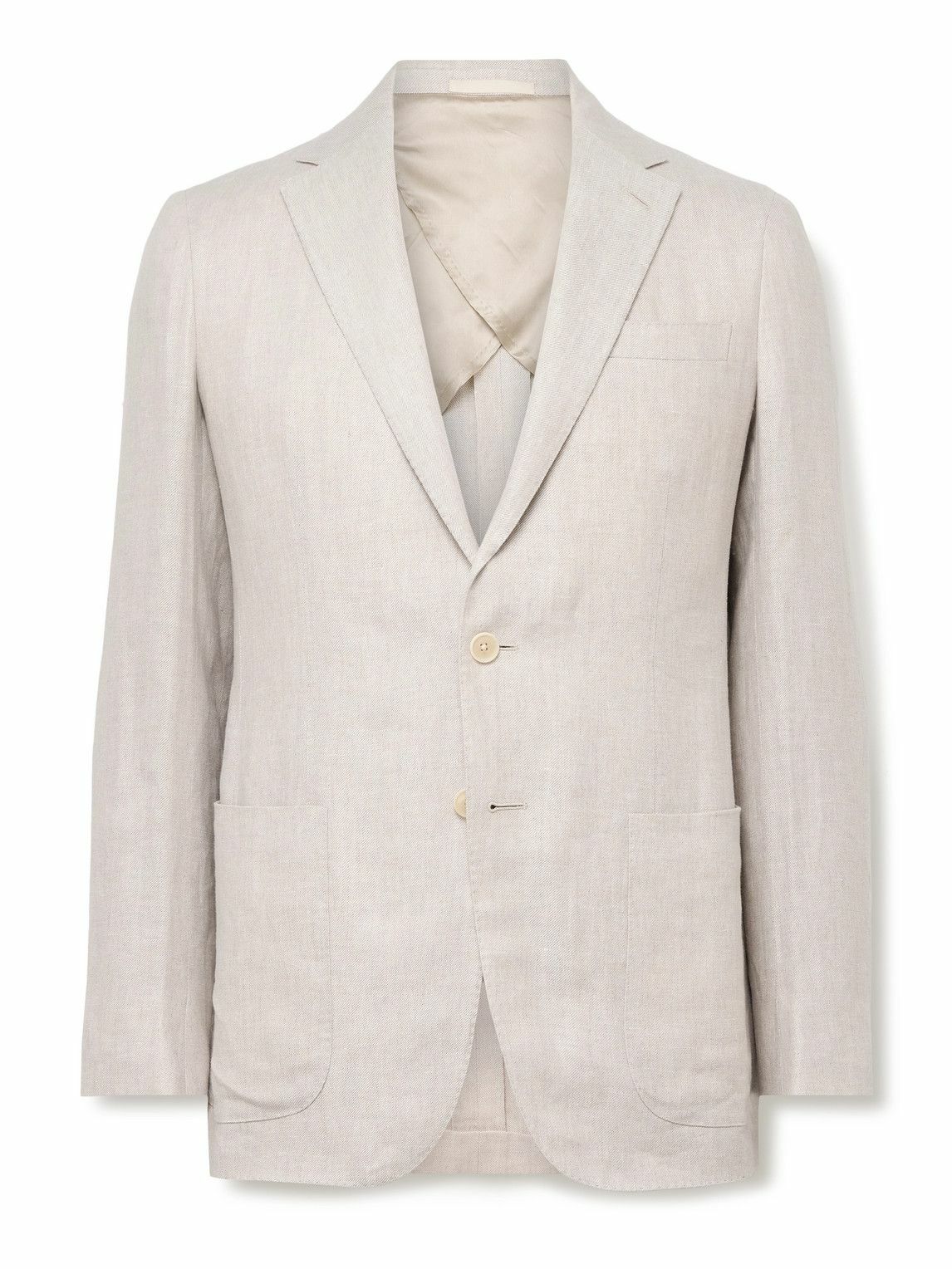 Kingsman - Linen-Twill Suit Jacket - Neutrals Kingsman