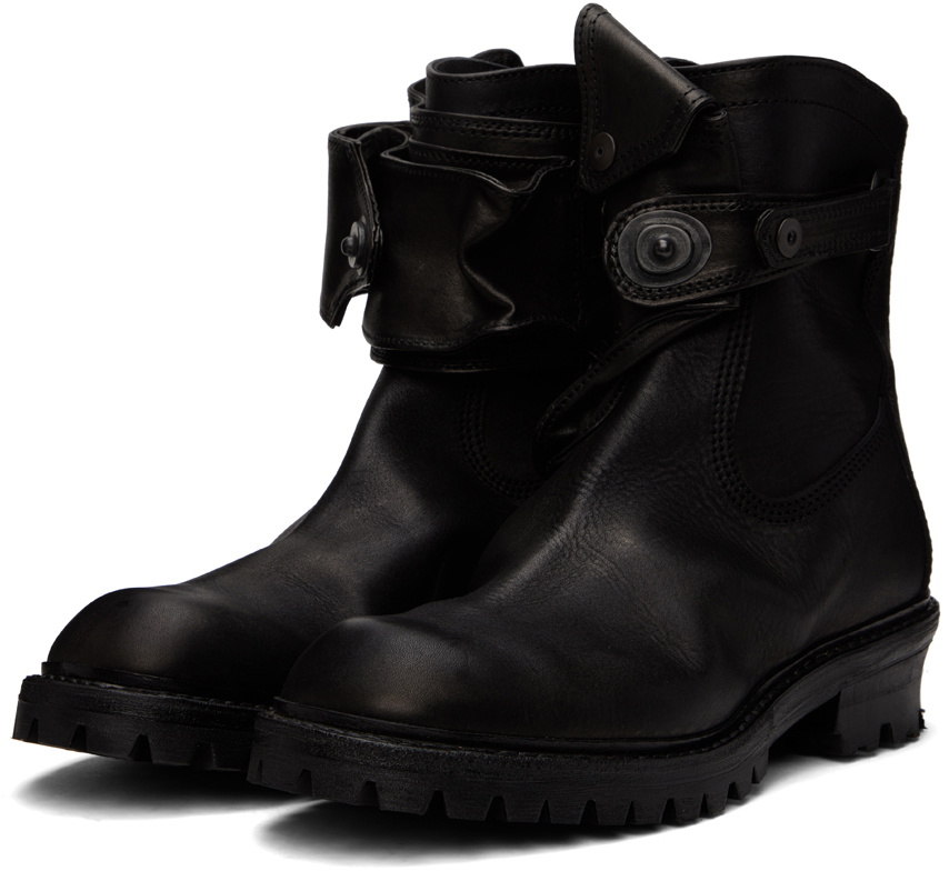 Julius Black Engineer Boots Julius