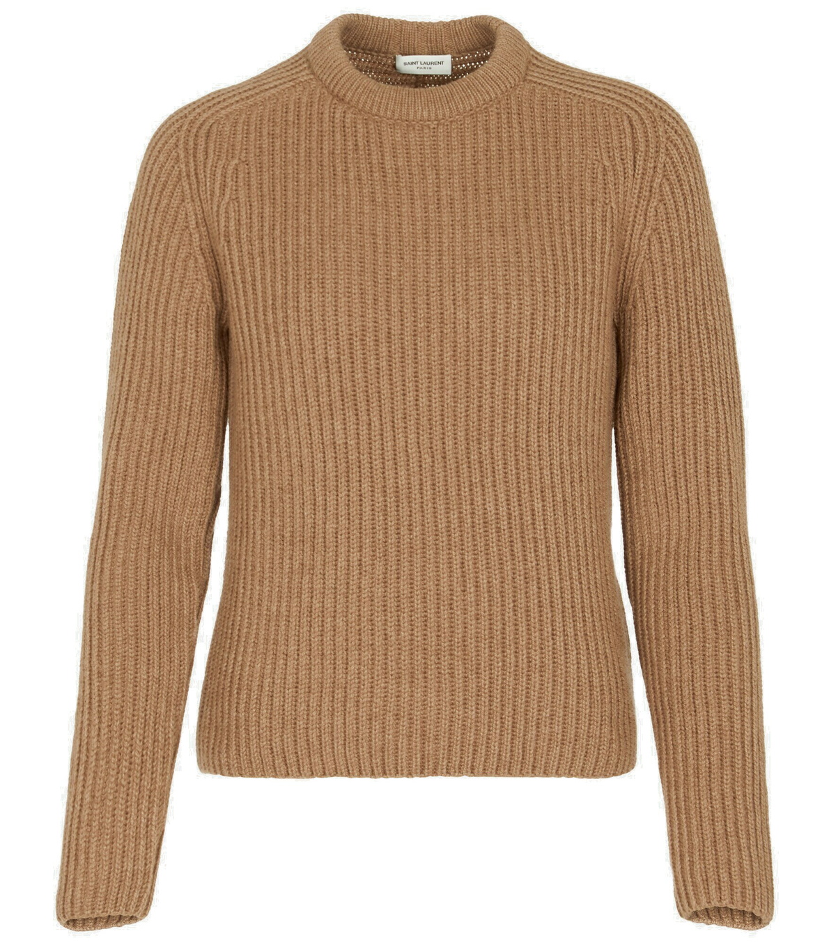 Saint Laurent - Ribbed-knit camel hair sweater Saint Laurent