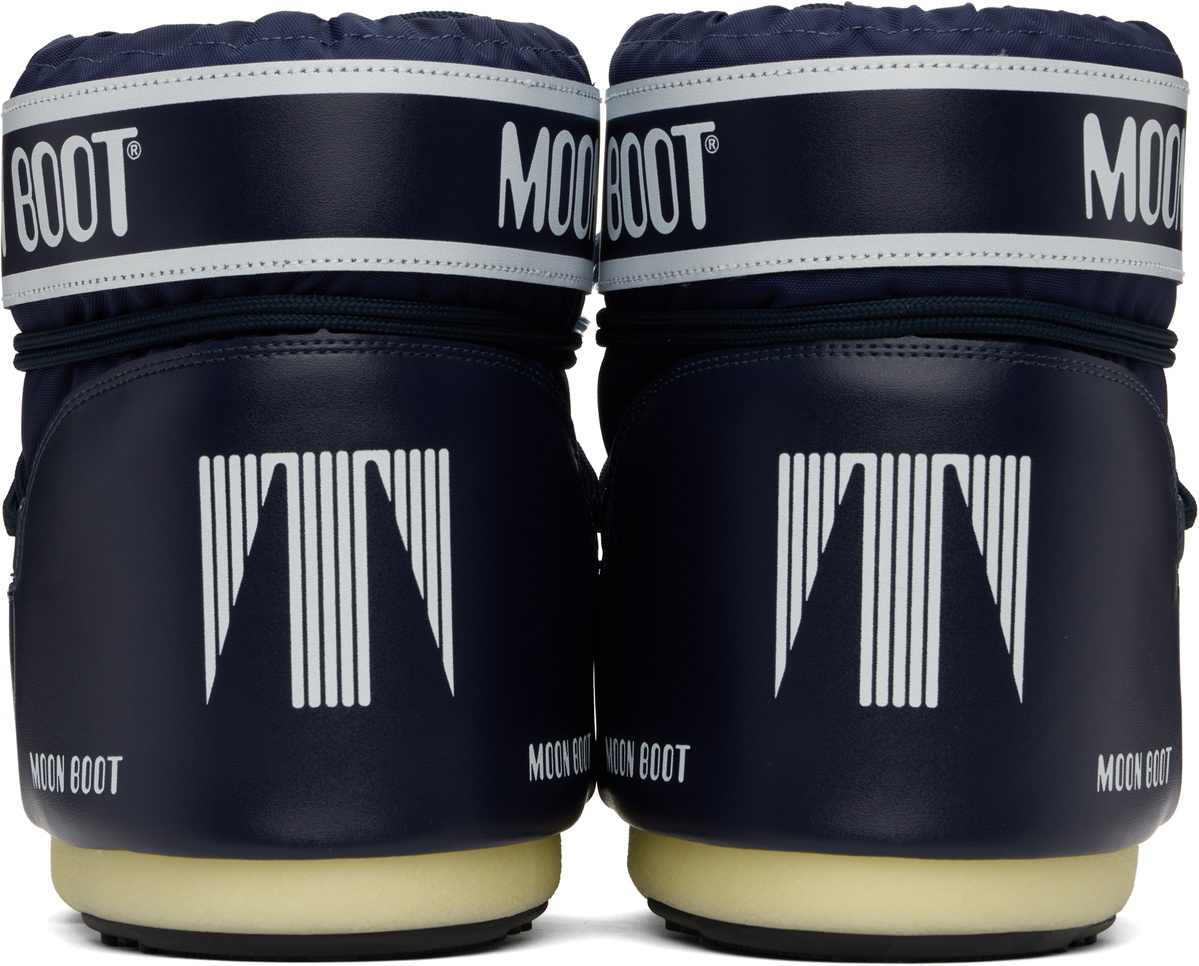 Moon Boot Blue Icon Low Nylon Boots Moon Boot