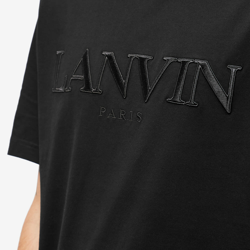Lanvin Men's Logo T-Shirt in Black Lanvin