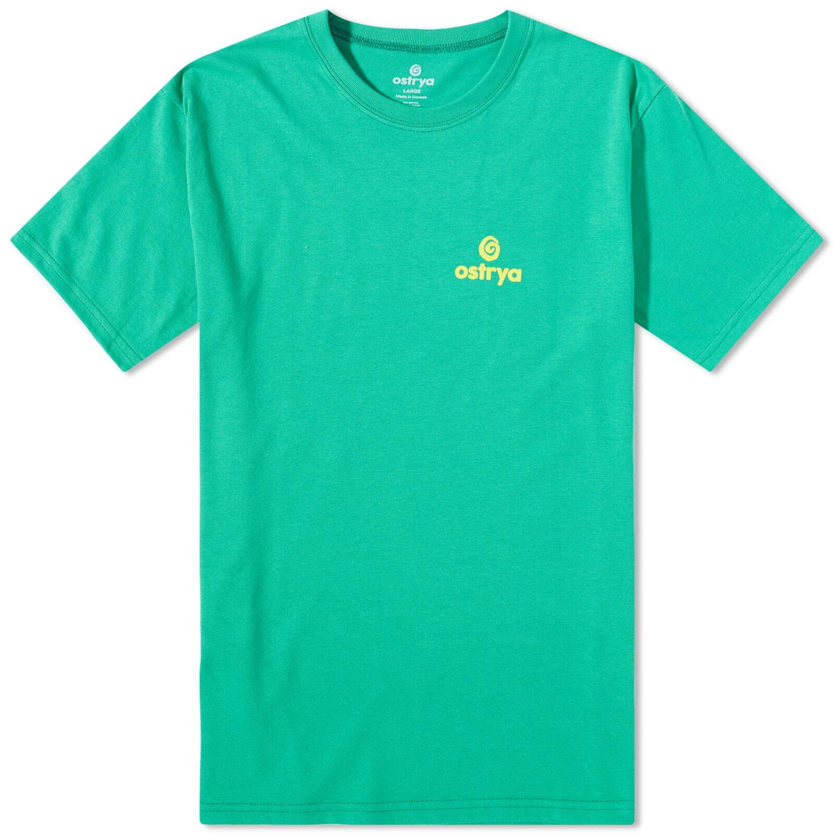 Ostrya Men's Core Logo Equi-Tee in Kelly Ostrya