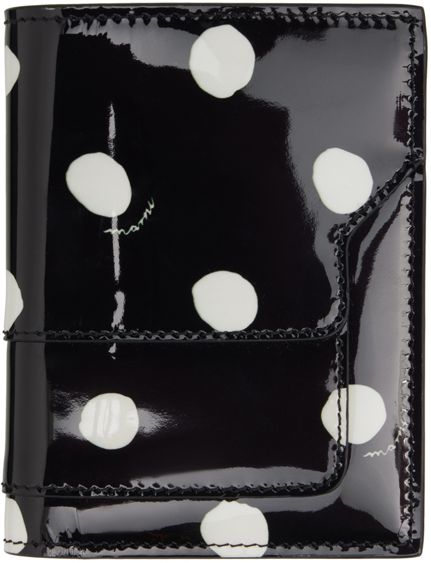 Marni Black & White Bi-fold Wallet Marni