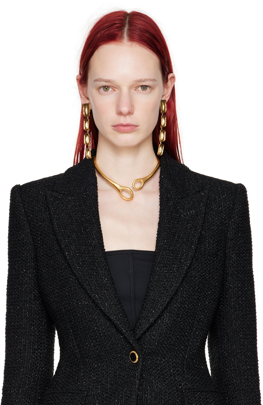 TOM FORD Gold Cutout Choker TOM FORD