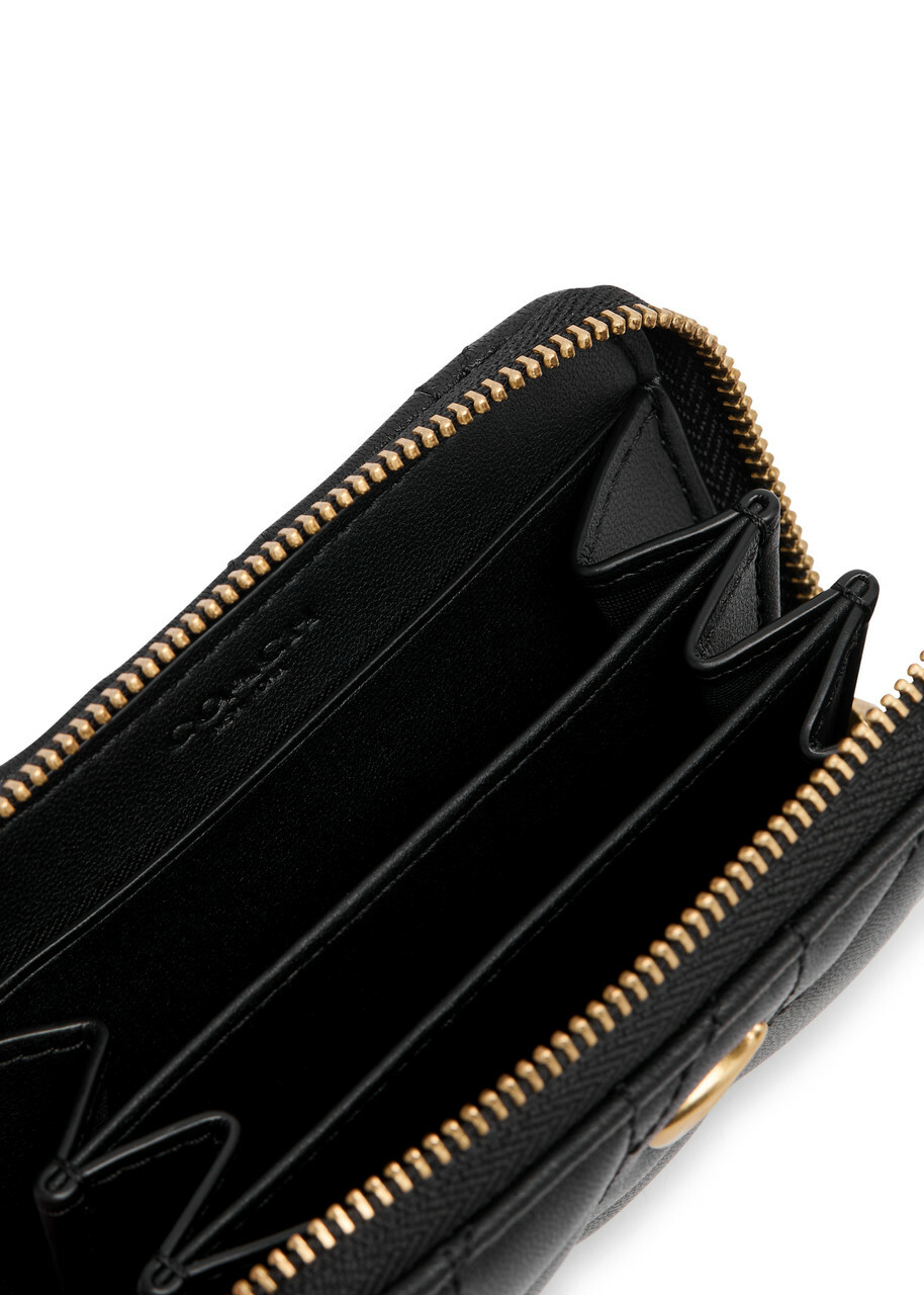 Coach Pillow Quilted Leather Wallet - Black - One Size Coach