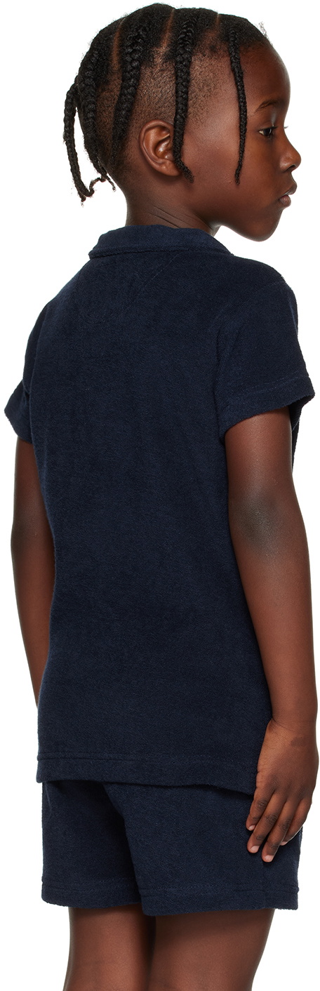 OAS Kids Navy Embroidered Polo OAS