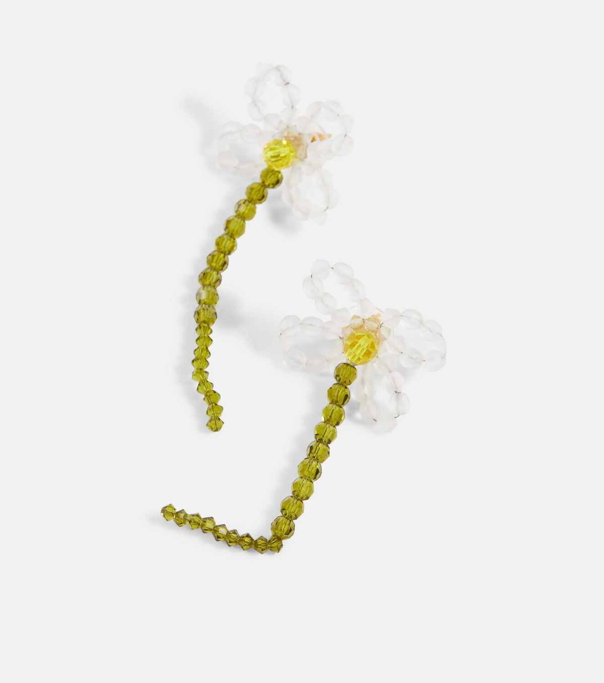 Simone Rocha - Embellished floral earrings Simone Rocha