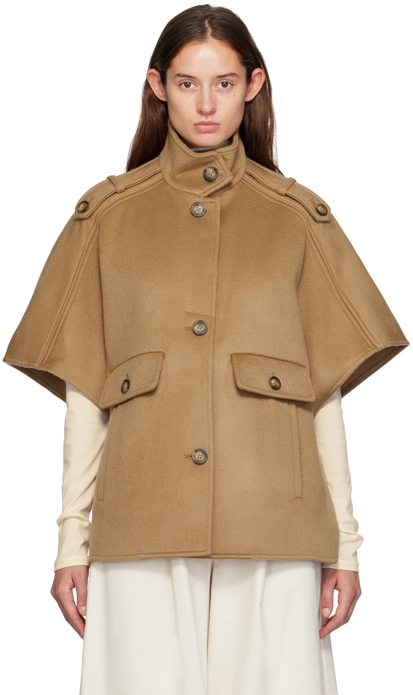 Max Mara Beige Lightweight Cashmere Jacket Max Mara