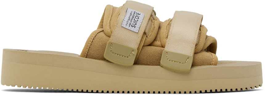 Suicoke Beige MOTO-VS Sandals Suicoke