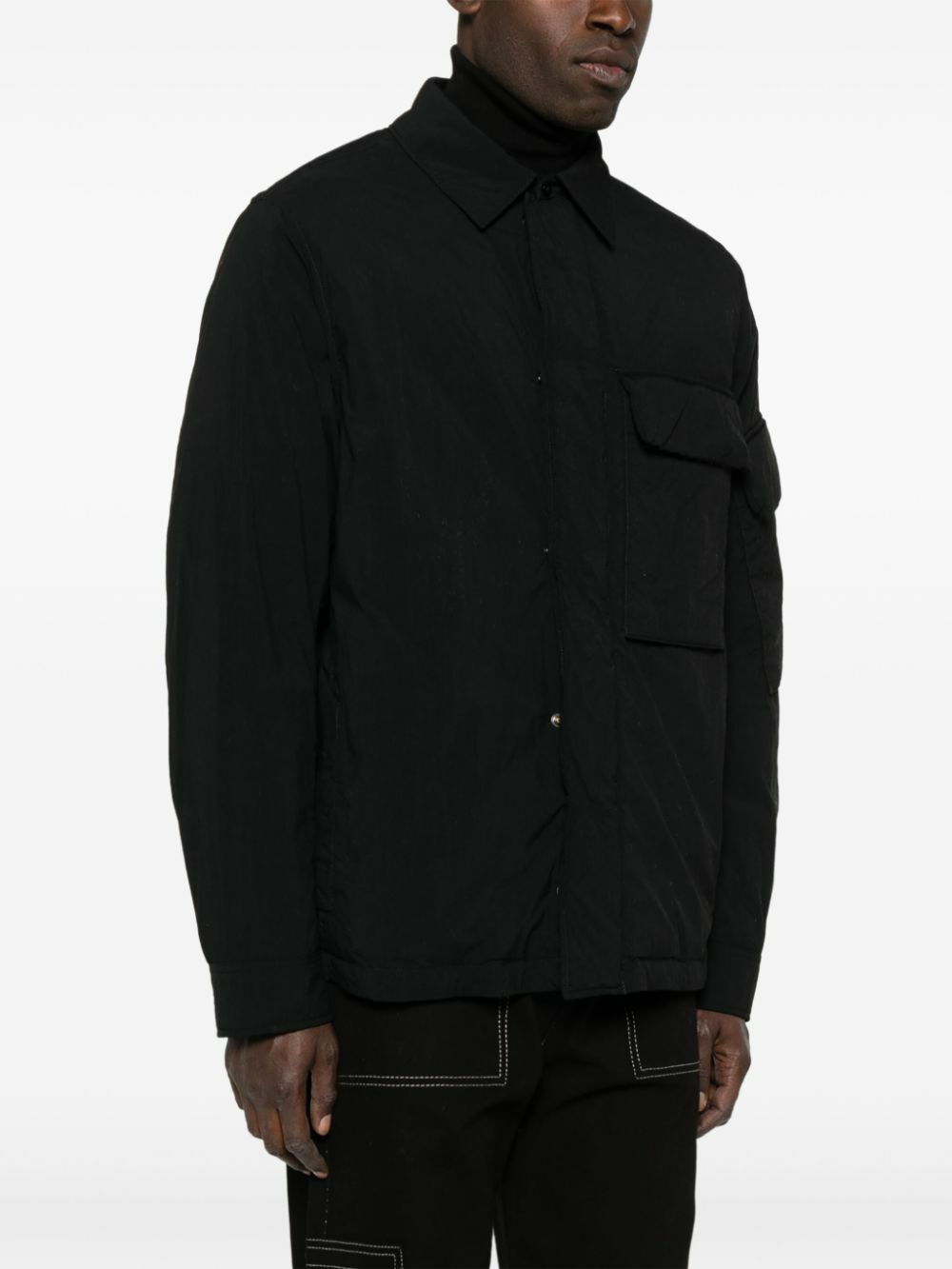 TEN C - Shirt Jacket With Pockets Ten C