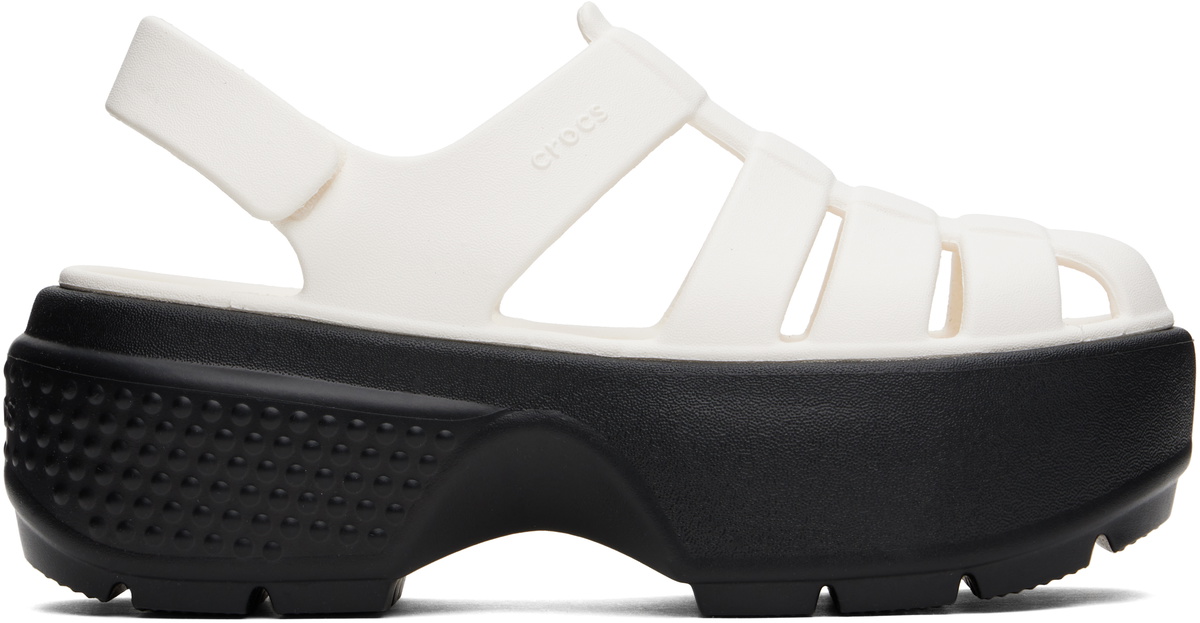 Crocs Off-White Stomp Fisherman Sandals Crocs