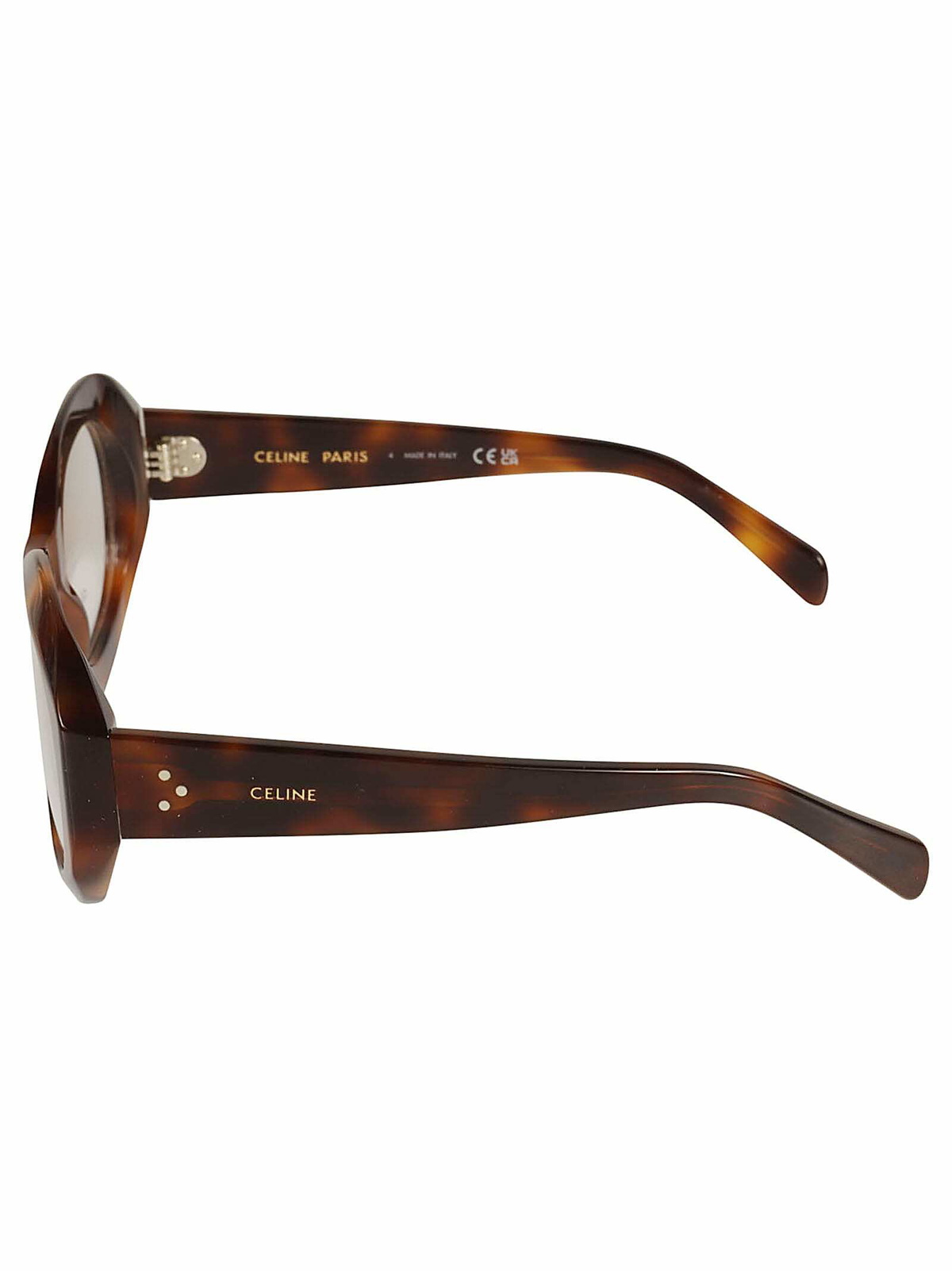 Celine Logo Lens Curved Square Frame Celine