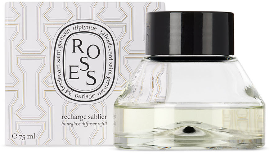 diptyque Roses Hourglass Diffuser Refill, 75 mL Diptyque