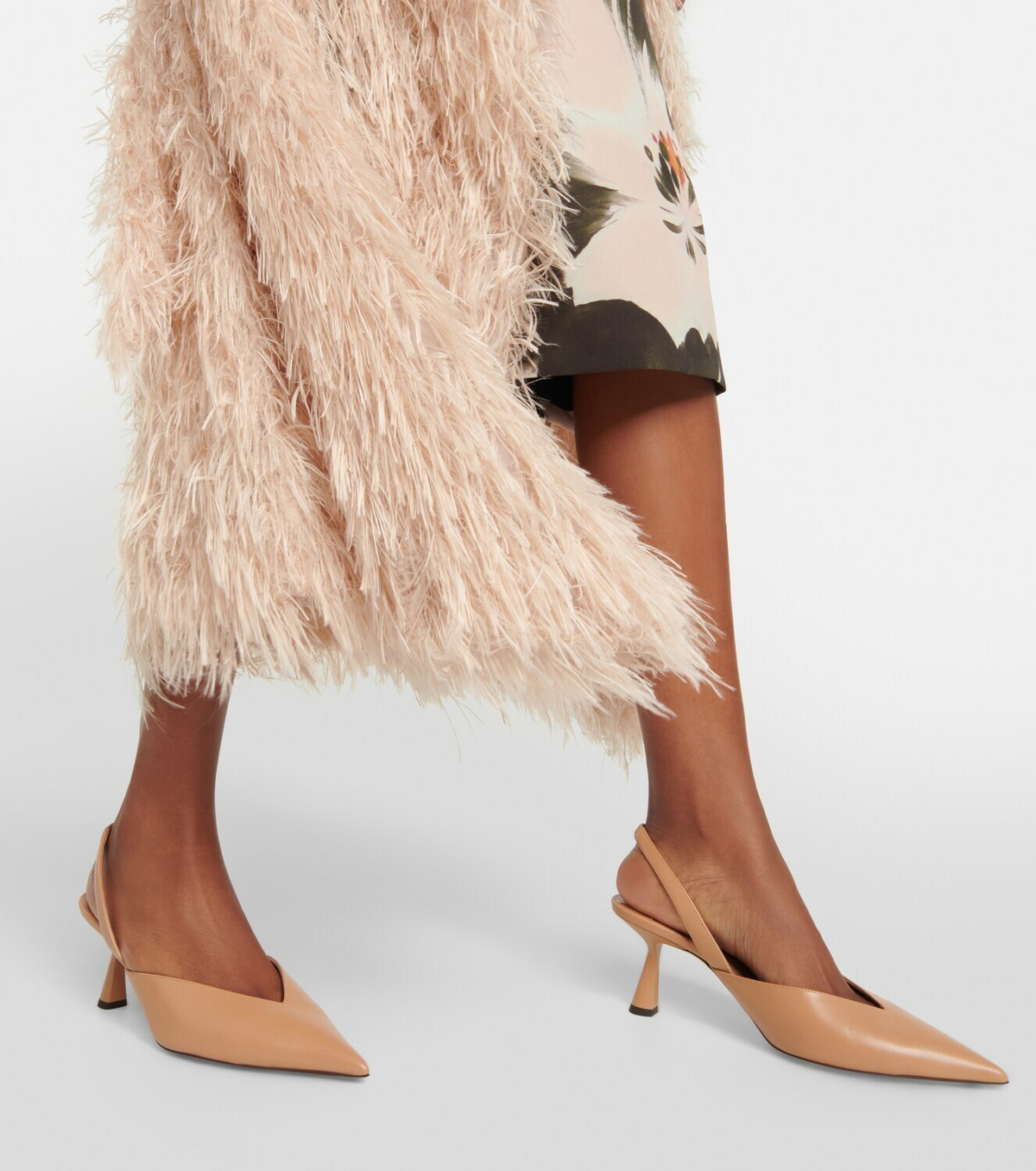 Jimmy Choo Maryanne 65 leather slingback pumps Jimmy Choo