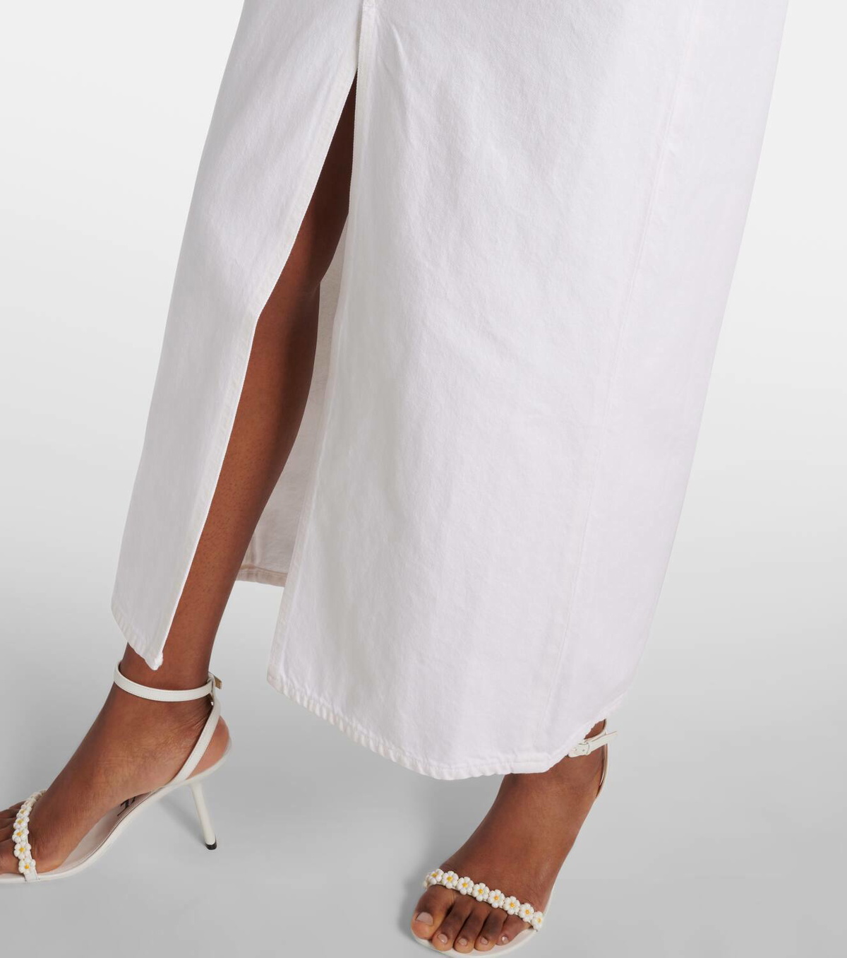 Agolde Leif denim maxi skirt AGOLDE