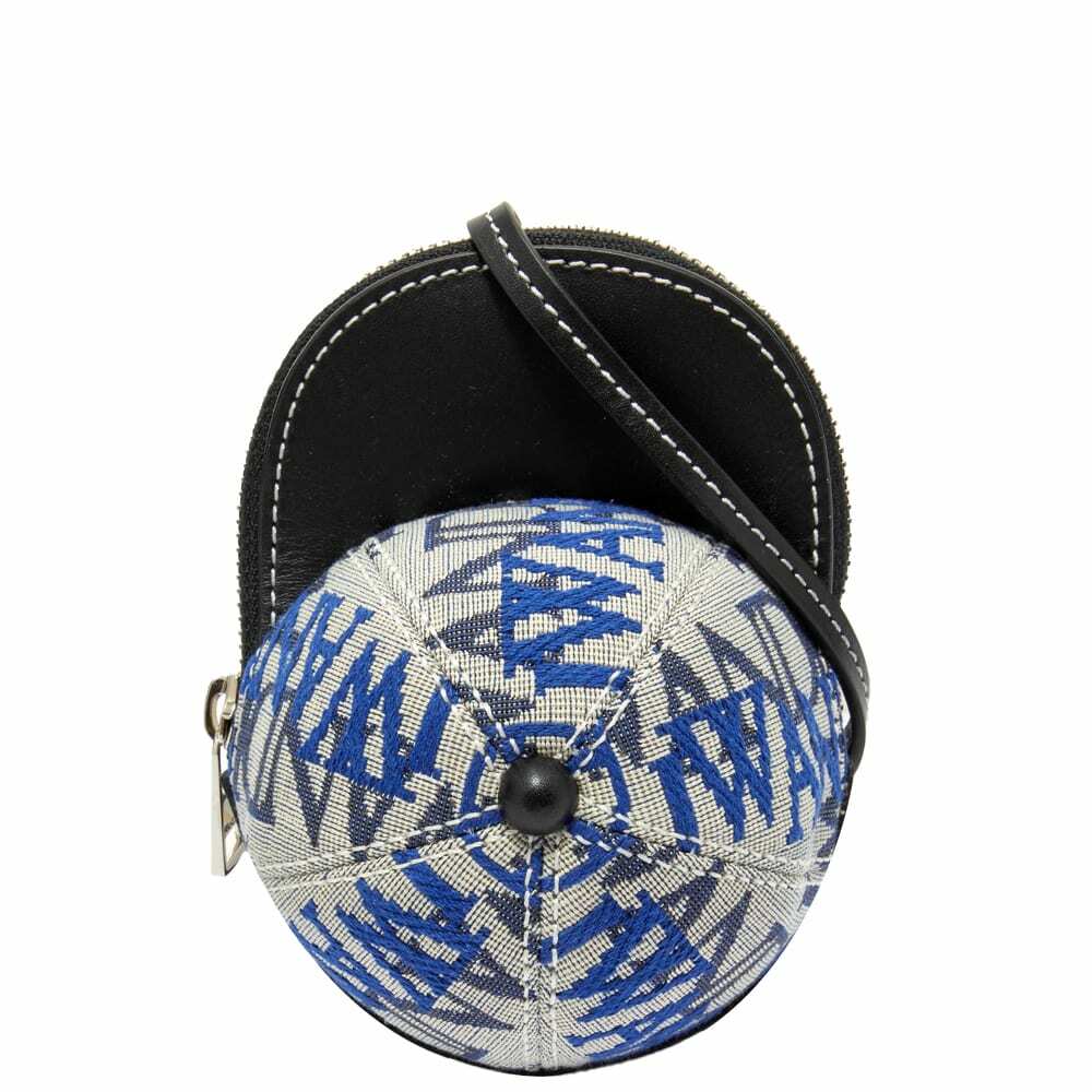 JW Anderson Women's Nano Cap Bag in Off White/Blue JW Anderson