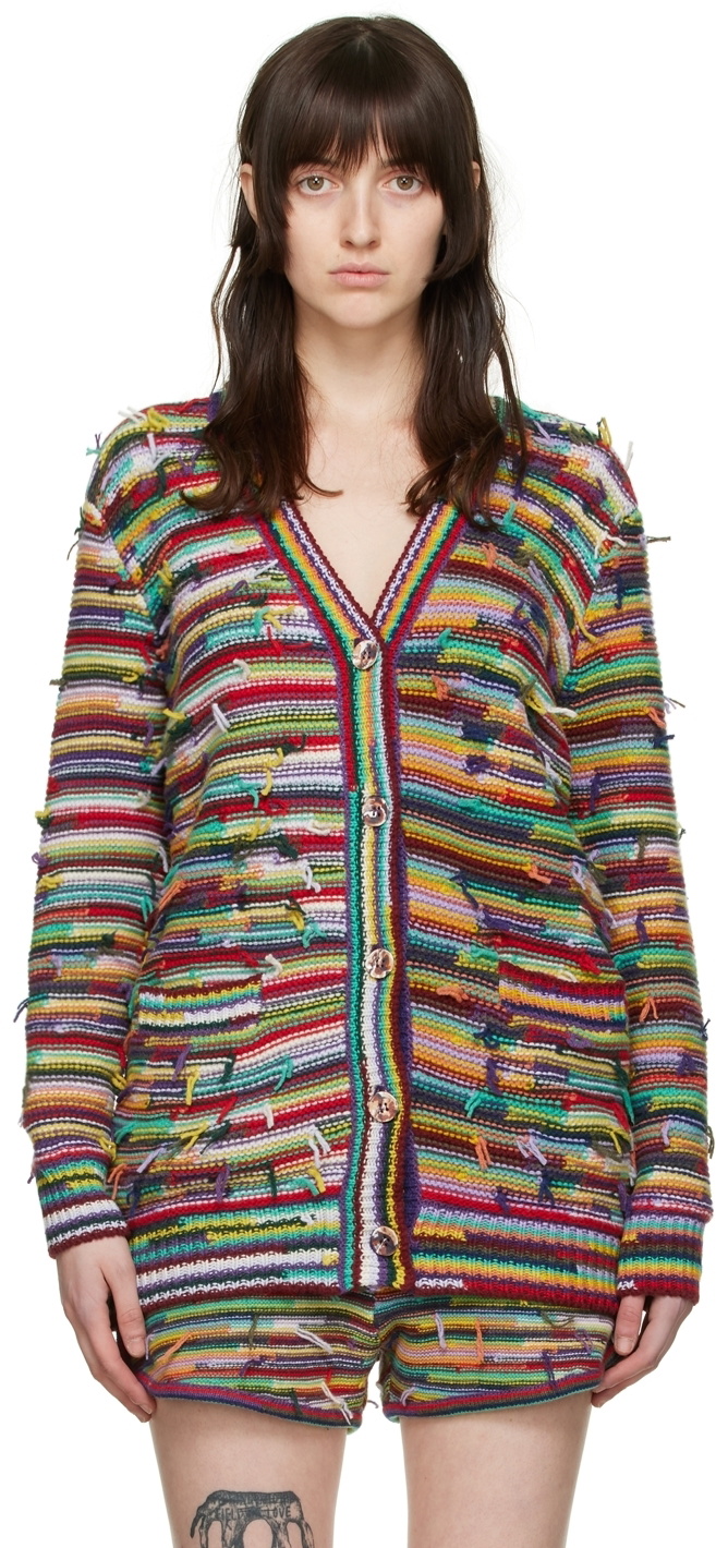 Chloé Multicolor Cashmere Cardigan Chloe
