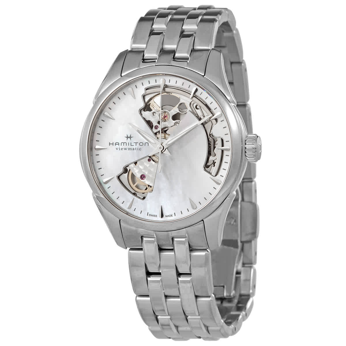Hamilton Jazzmaster Open Heart Lady Automatic Watch H32215190 Hamilton