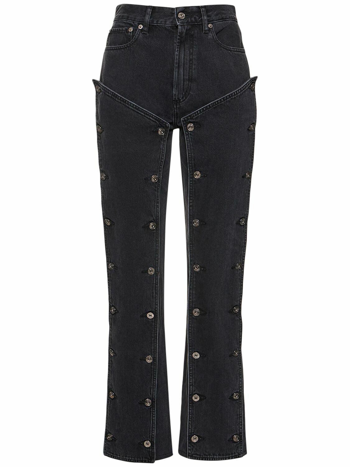 Y/PROJECT Snap-off Straight Denim Jeans Y/Project