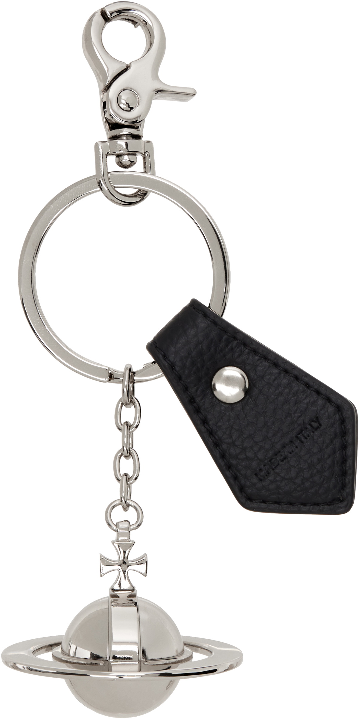 Vivienne Westwood Silver 3D Orb Keychain Vivienne Westwood