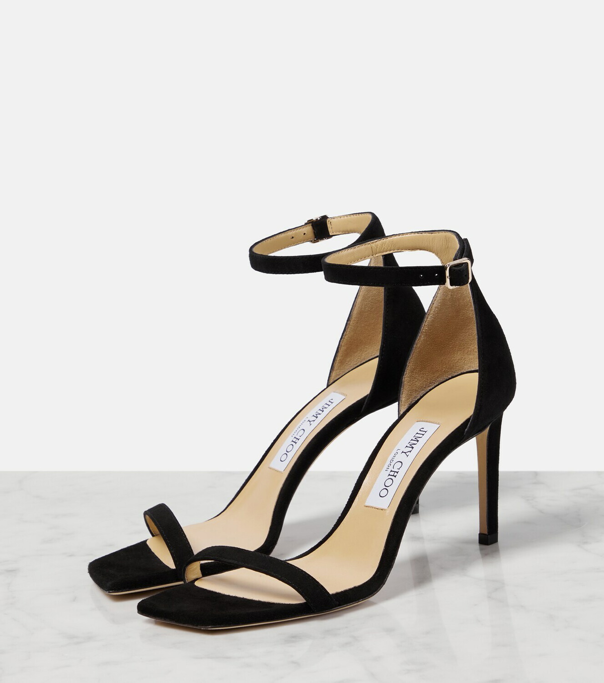 Jimmy Choo Alva 85 suede sandals Jimmy Choo