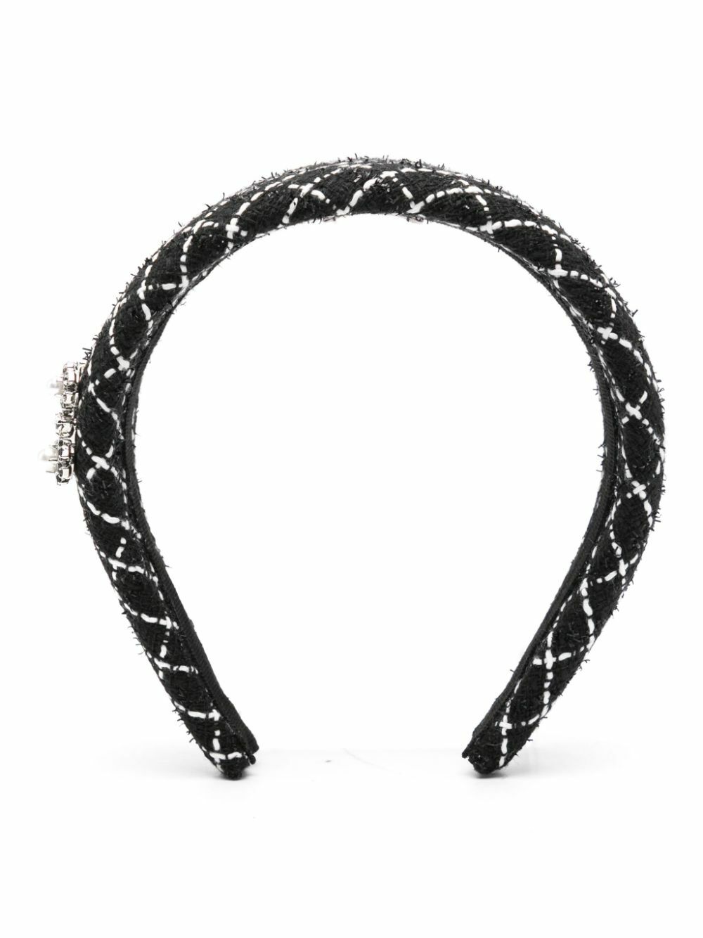ROGER VIVIER - Rv Flowers Strass Pearl Headband Roger Vivier