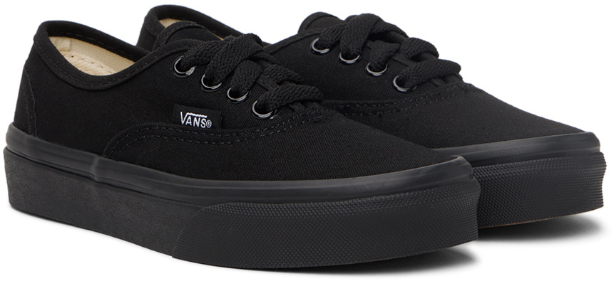 Vans Kids Black Authentic Little Kids Sneakers Vans