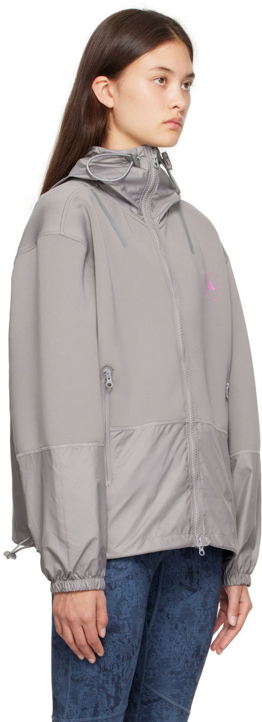 adidas by Stella McCartney Gray Scuba Jacket adidas by Stella McCartney