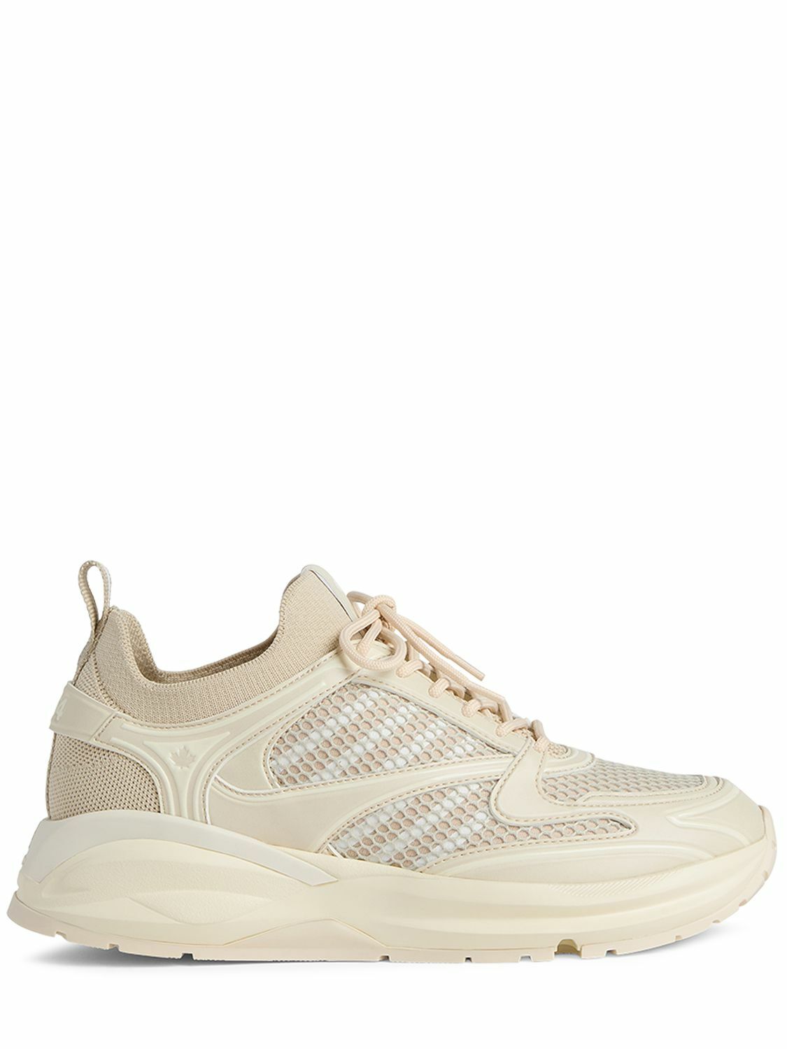 DSQUARED2 - S24 Dash Leather & Mesh Sneakers Dsquared2