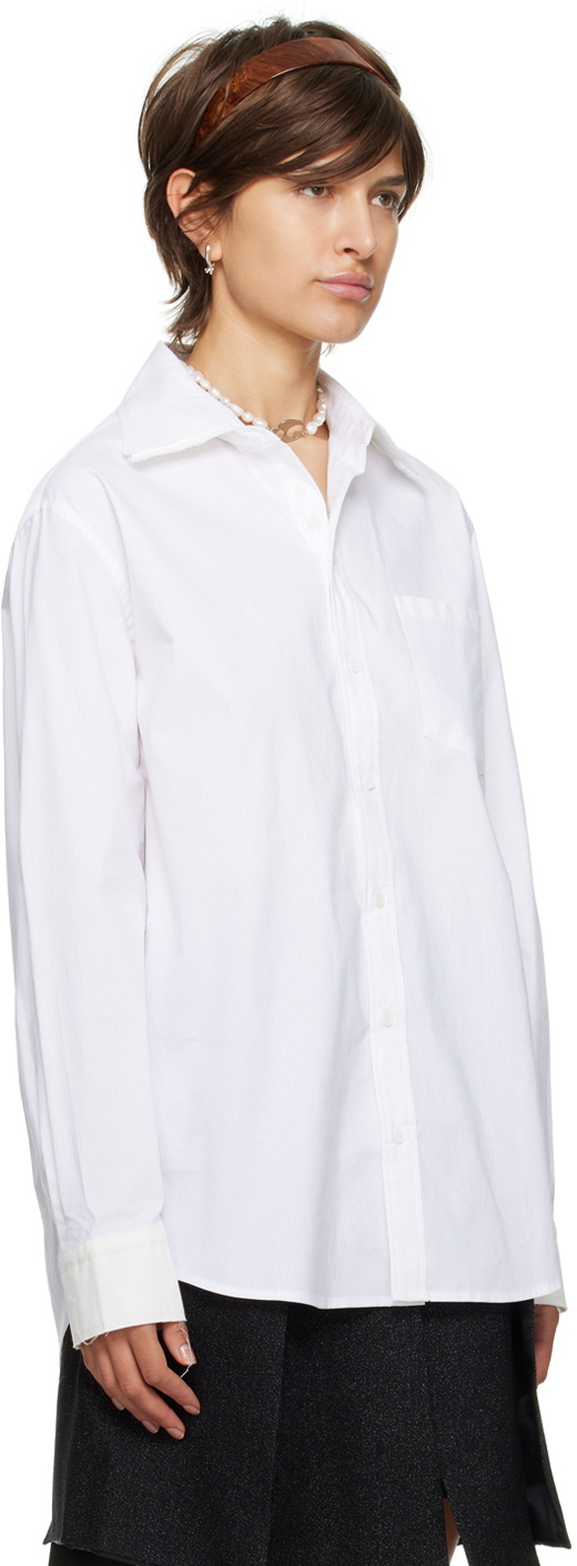lesugiatelier White Layered Collar Shirt lesugiatelier