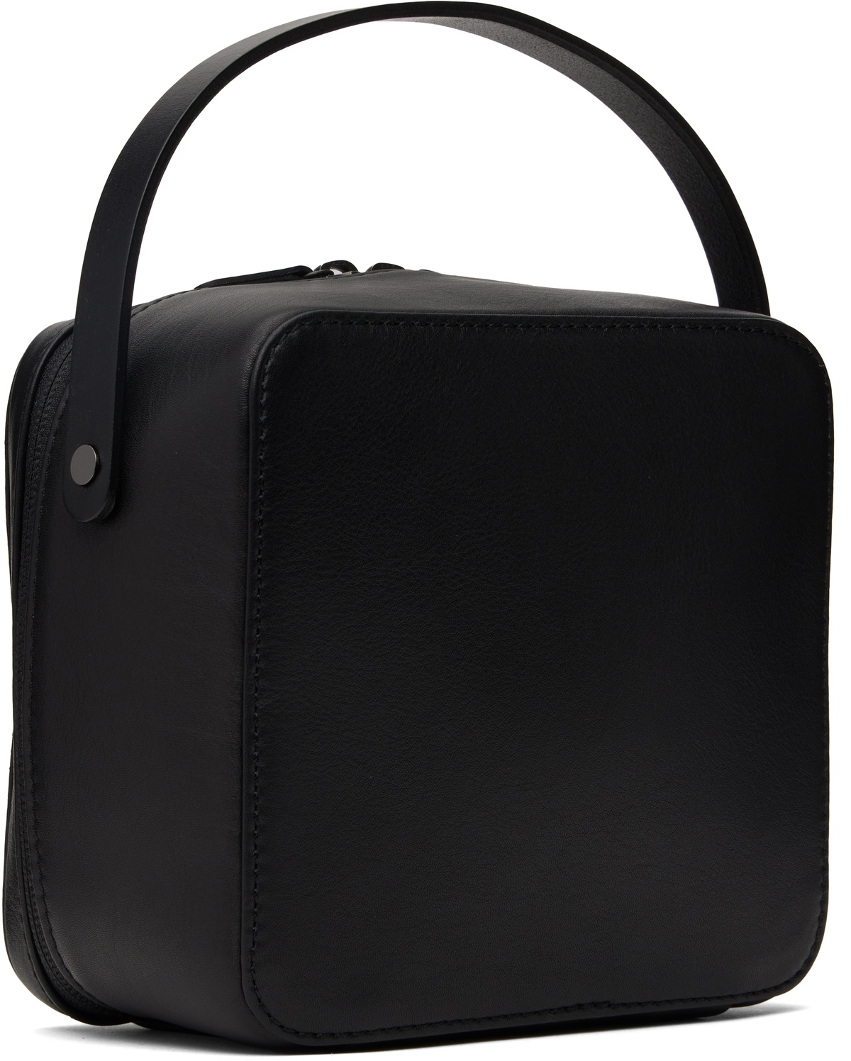 AURALEE Black Leather Small Travel Case Auralee