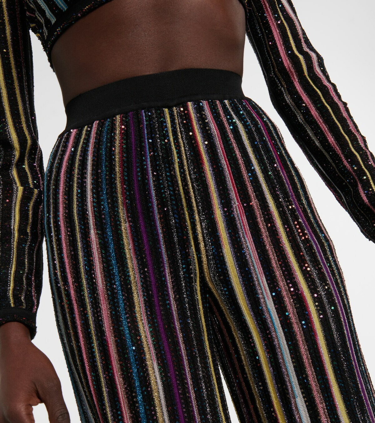 Missoni - Striped high-rise pants Missoni