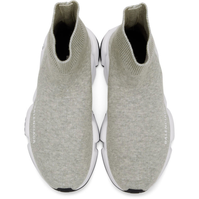 Balenciaga Grey Speed Sneakers Balenciaga