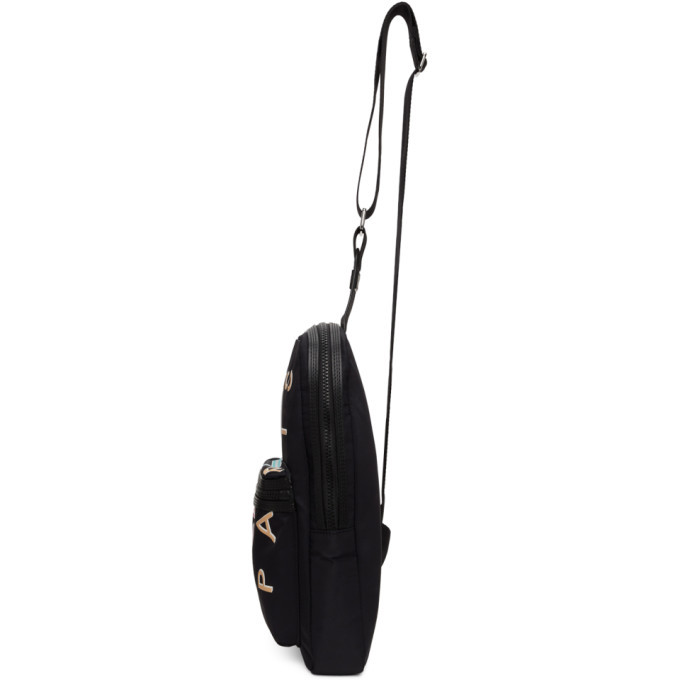 Kenzo Black Crew Logo Crossbody Backpack Kenzo Kenzo Black Crew Logo Crossbody Backpack Kenzo