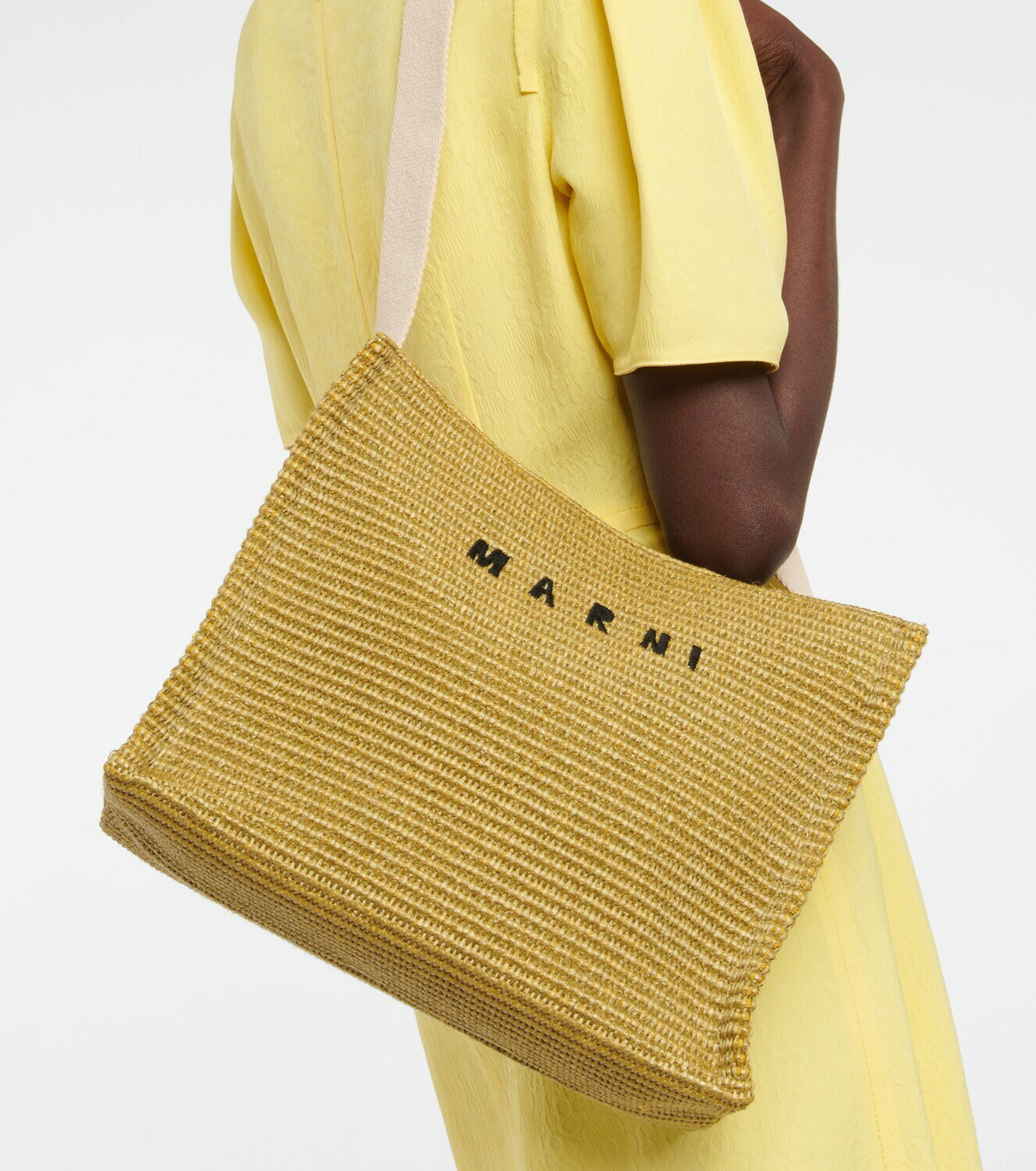 Marni - Logo Small fabric tote Marni