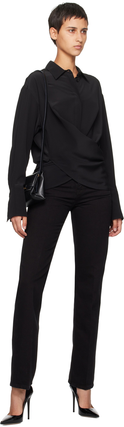 Victoria Beckham Black Mini Chain Pouch Victoria Beckham