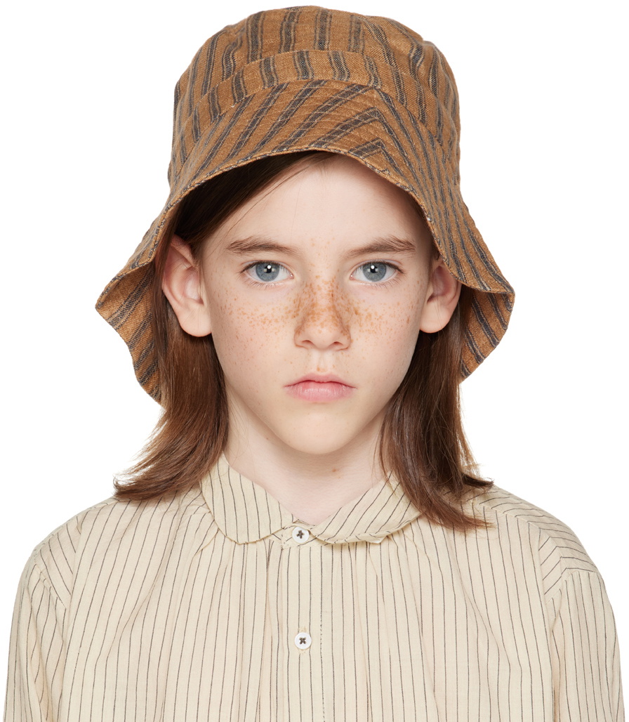 Caramel Kids Tan Cedrus Bucket Hat Caramel