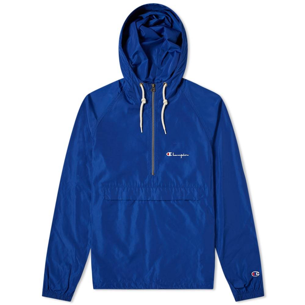 Champion Reverse Weave Duck Down Half Zip Pullover Jacket Royal Blue ...